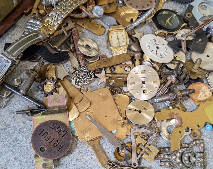 Destash Steampunk Clock Parts and Findings - Etsy