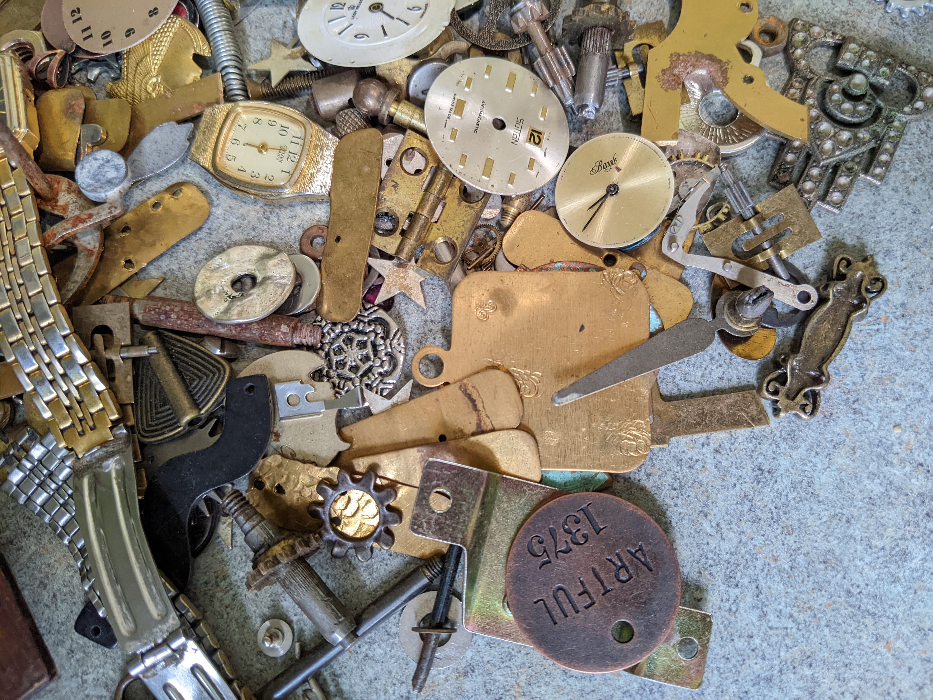 Destash Steampunk Clock Parts and Findings - Etsy