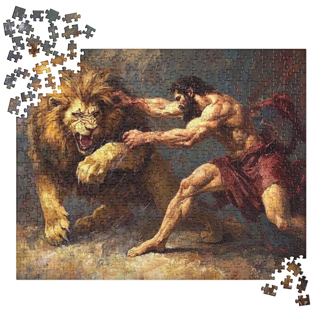 Samson Christian Jigsaw Puzzle, Bible Puzzle, Religious Puzzle ...