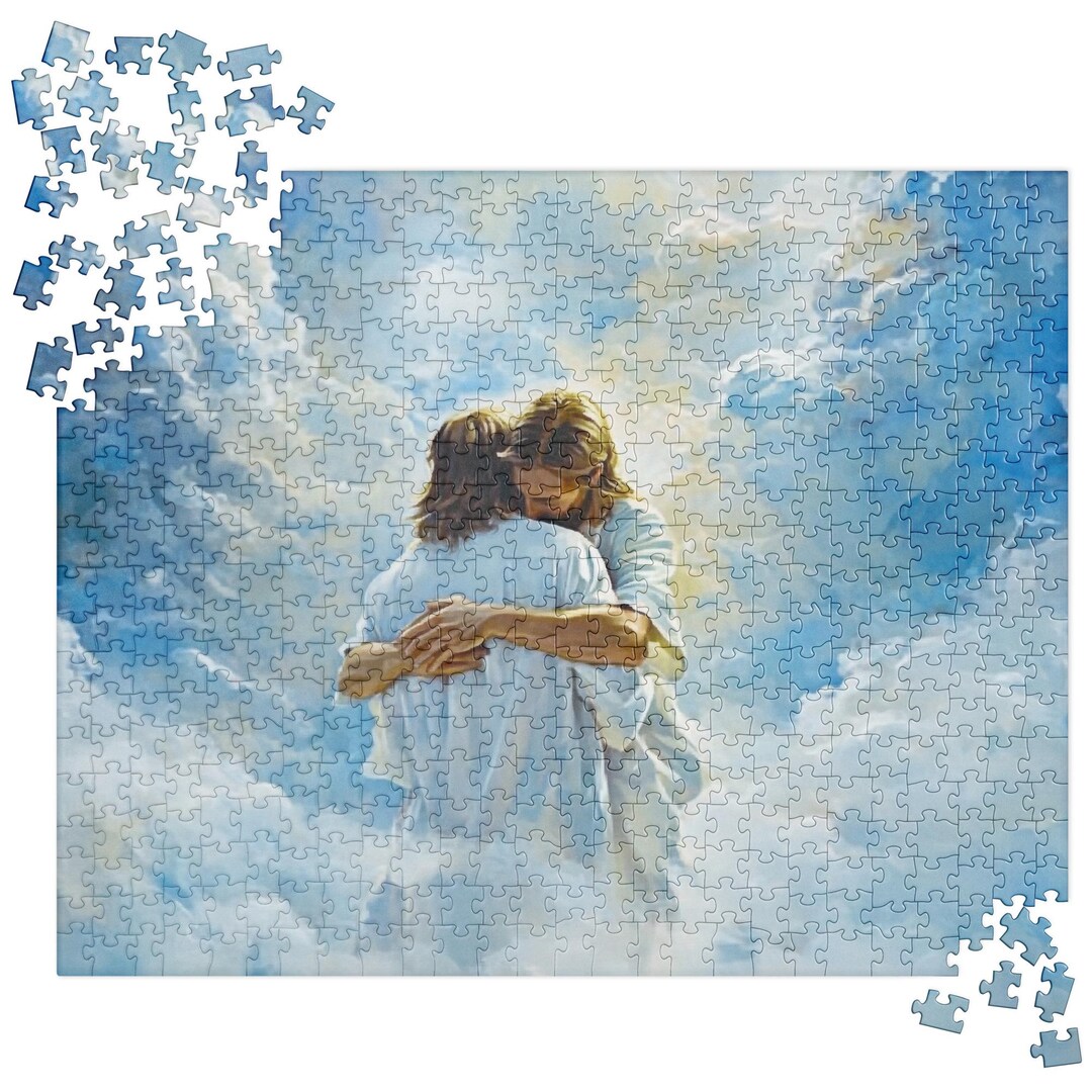 Jesus in Heaven Jigsaw Puzzle, Christian Puzzle, Religious Puzzle ...