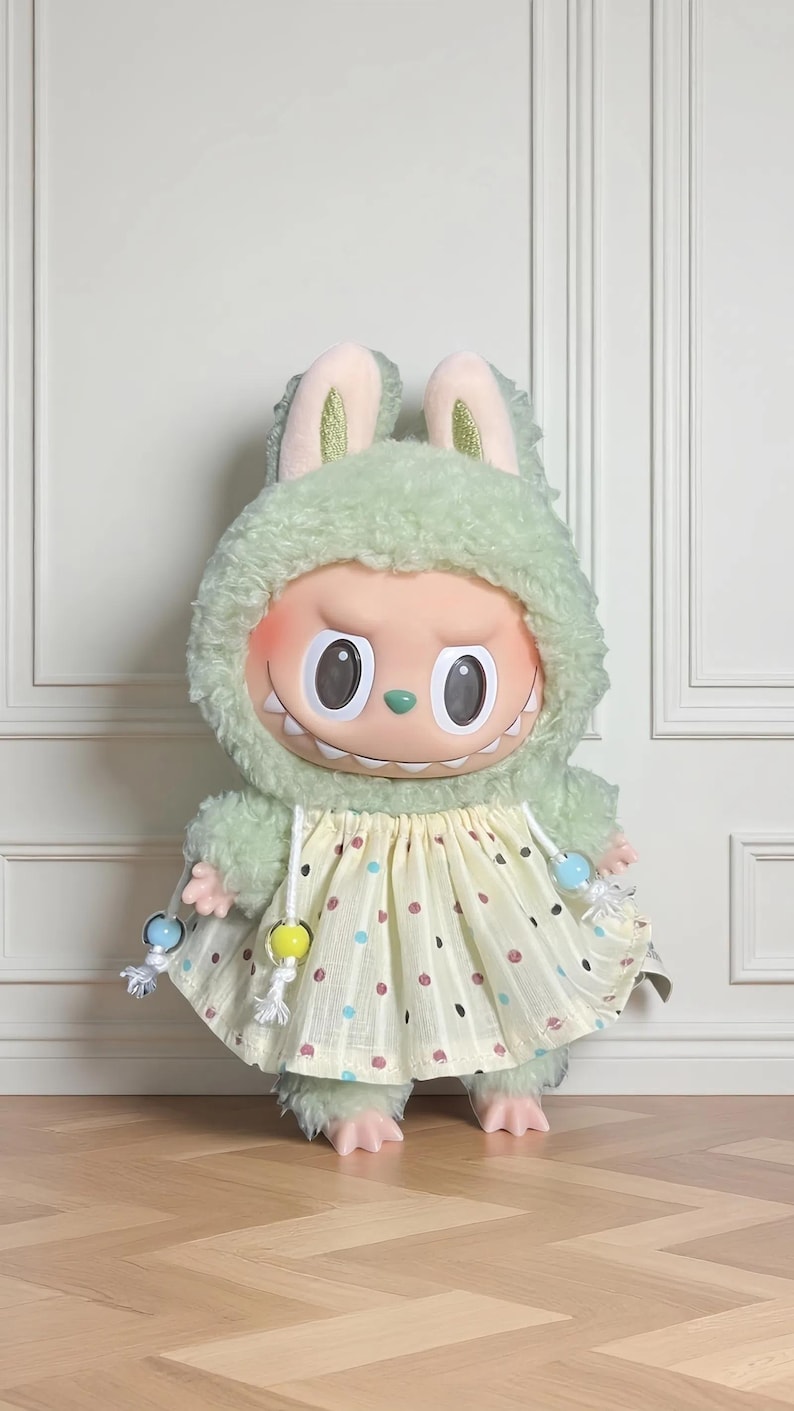 Labubu Doll Dress Sewing Pattern PDF | DIY Clothes Tutorial for Labubu ...