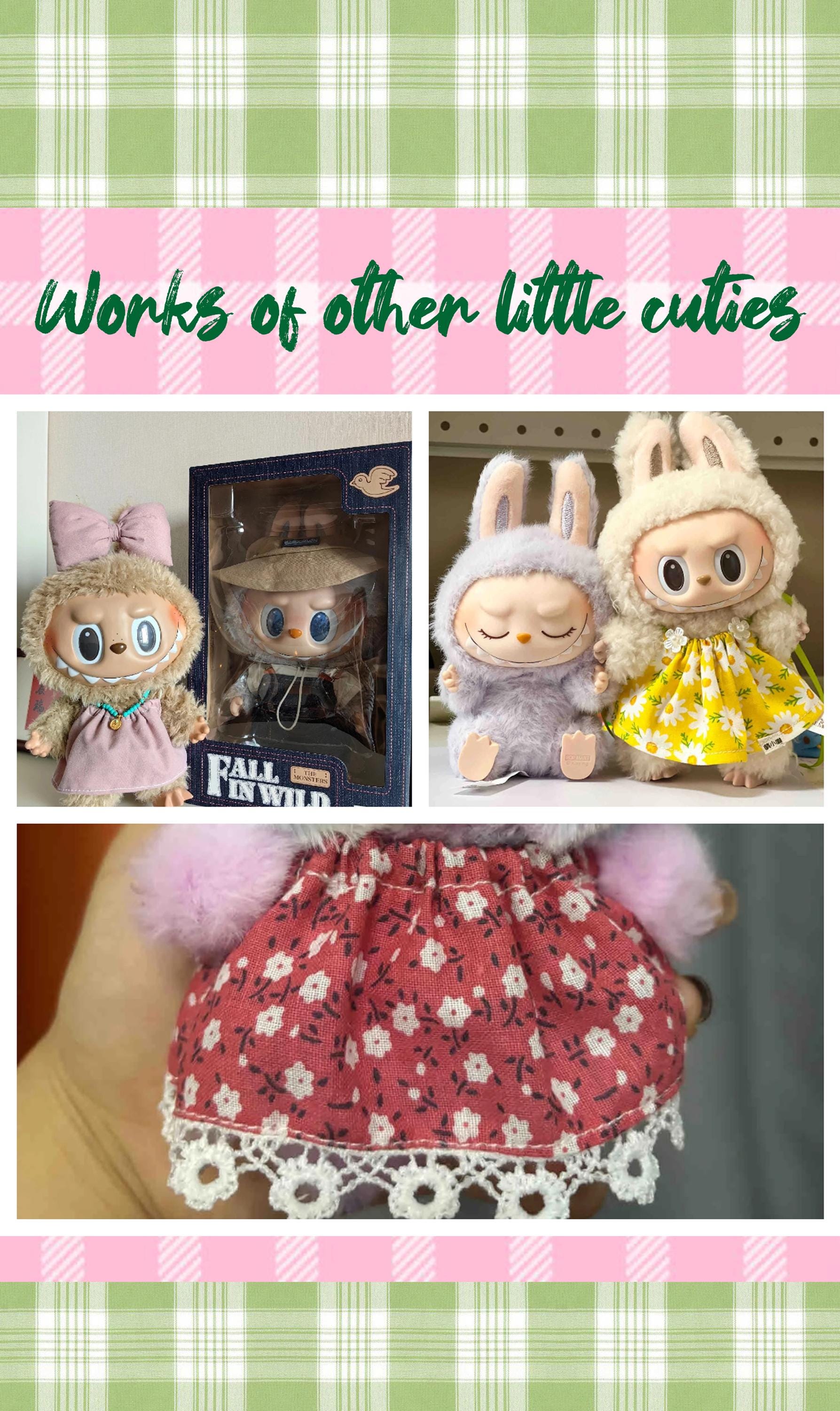 Labubu Doll Dress Sewing Pattern PDF | DIY Clothes Tutorial for Labubu ...