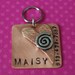 Dog Tag Square Lovin Posh Pet ID Tag Personalized Custom Identification ...