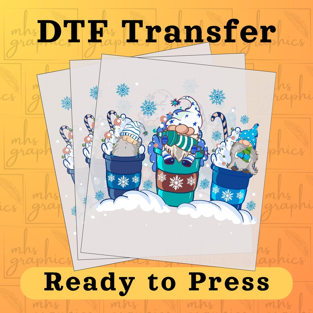Christmas Cups DTF Transfer, Christmas Ready to Press, Christmas Heat ...