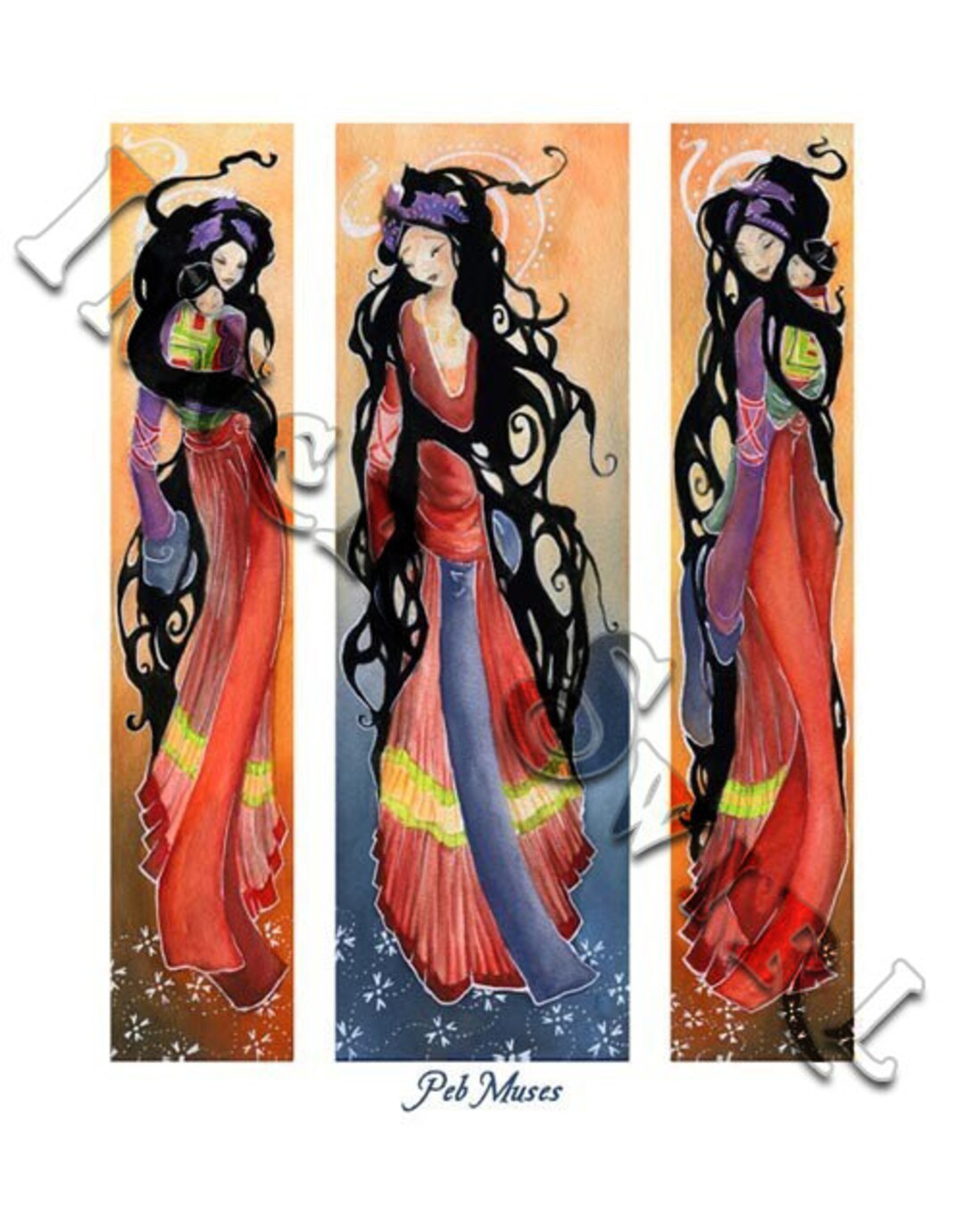 Peb Muses Limited Edition Print - Etsy
