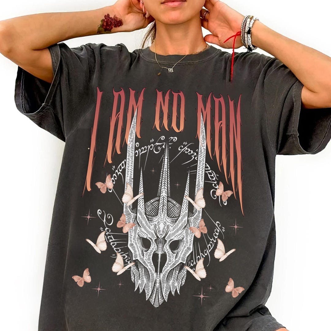 I Am No Man Png Download File, LOTR Png, Fantasy Reader Tshirt, Eowyn ...