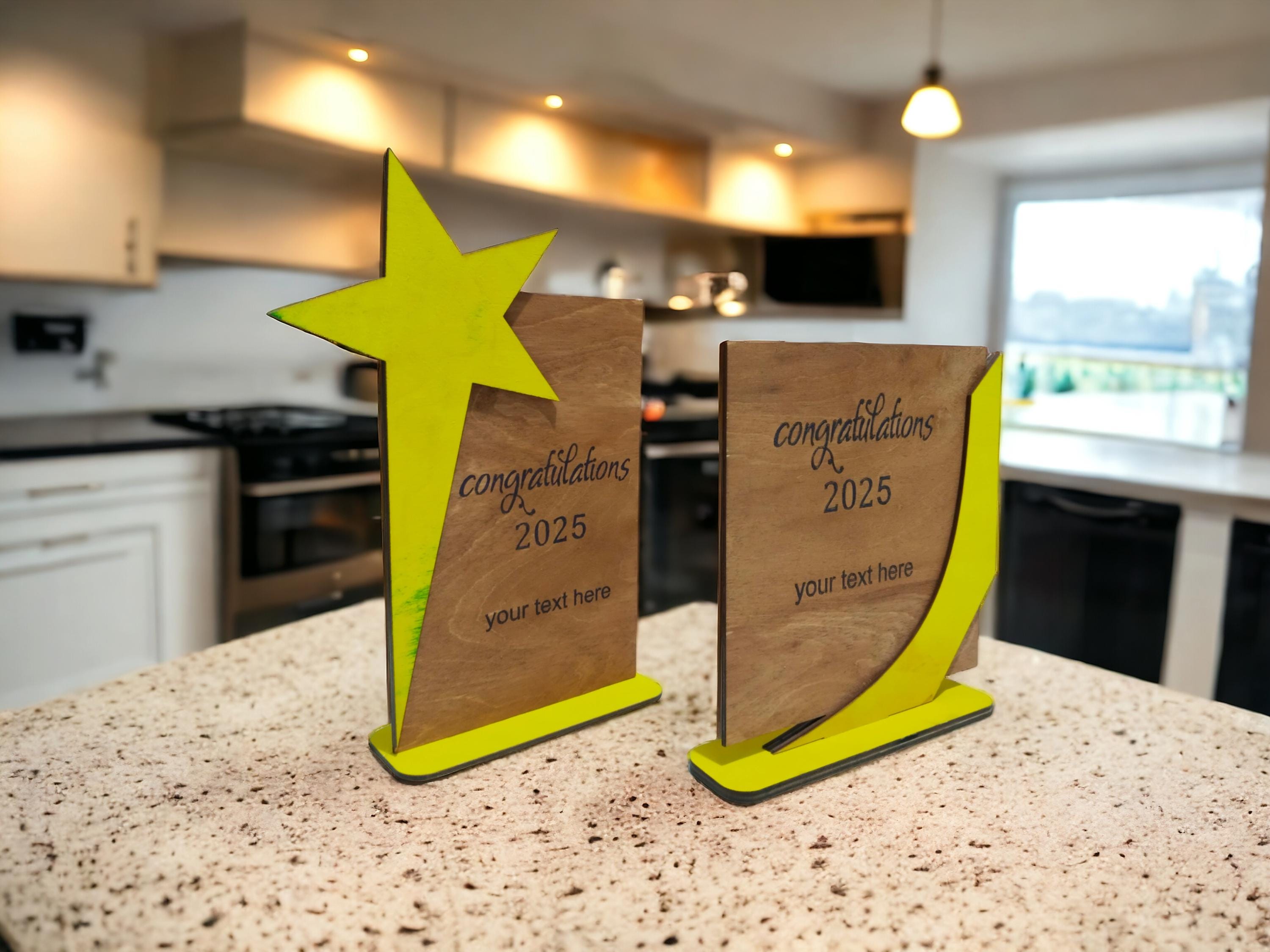 2 Different Designs Award Trophy Laser Cut Files Pack | Award Trophy ...