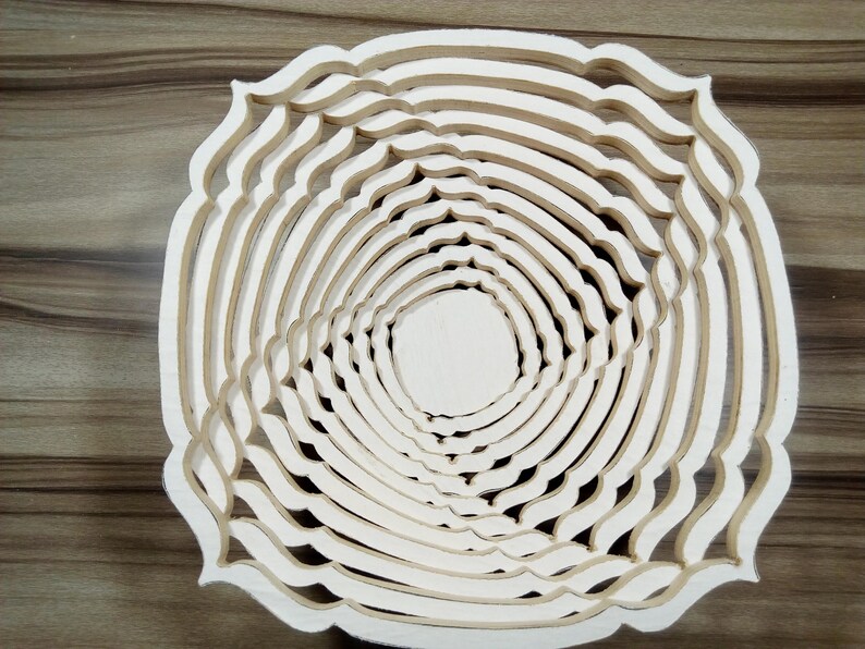 Bowl Laser Cut Vector File DXF, Basket Vector, Dish for Fruit Vector ...