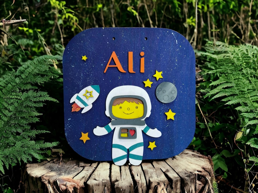 Children's Room Sign Laser Cut File, Personalized Baby Sign, Custom ...