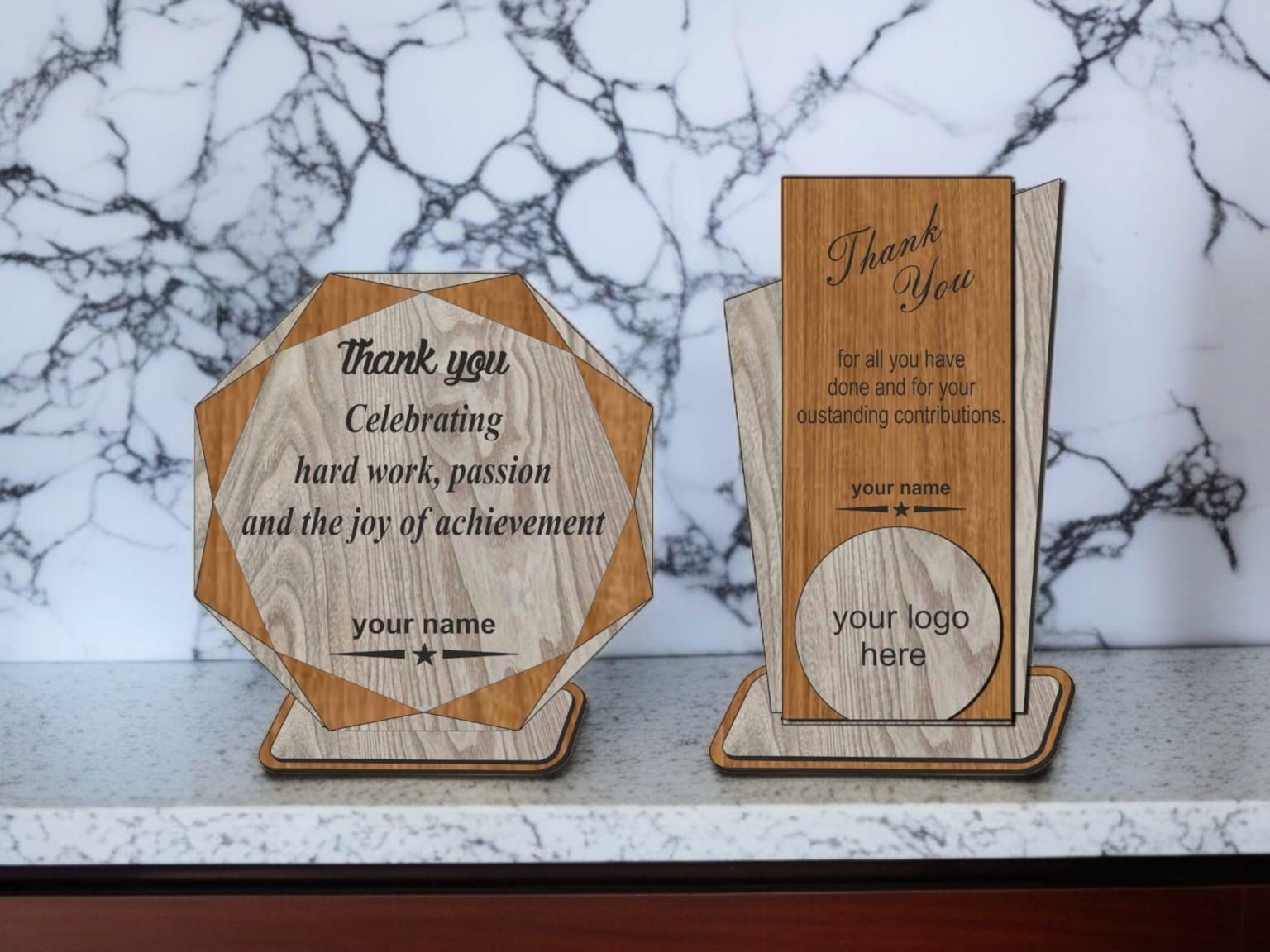 Award Trophy SVG File for Laser Cutting 2 Designs, Glowforge Svg ...