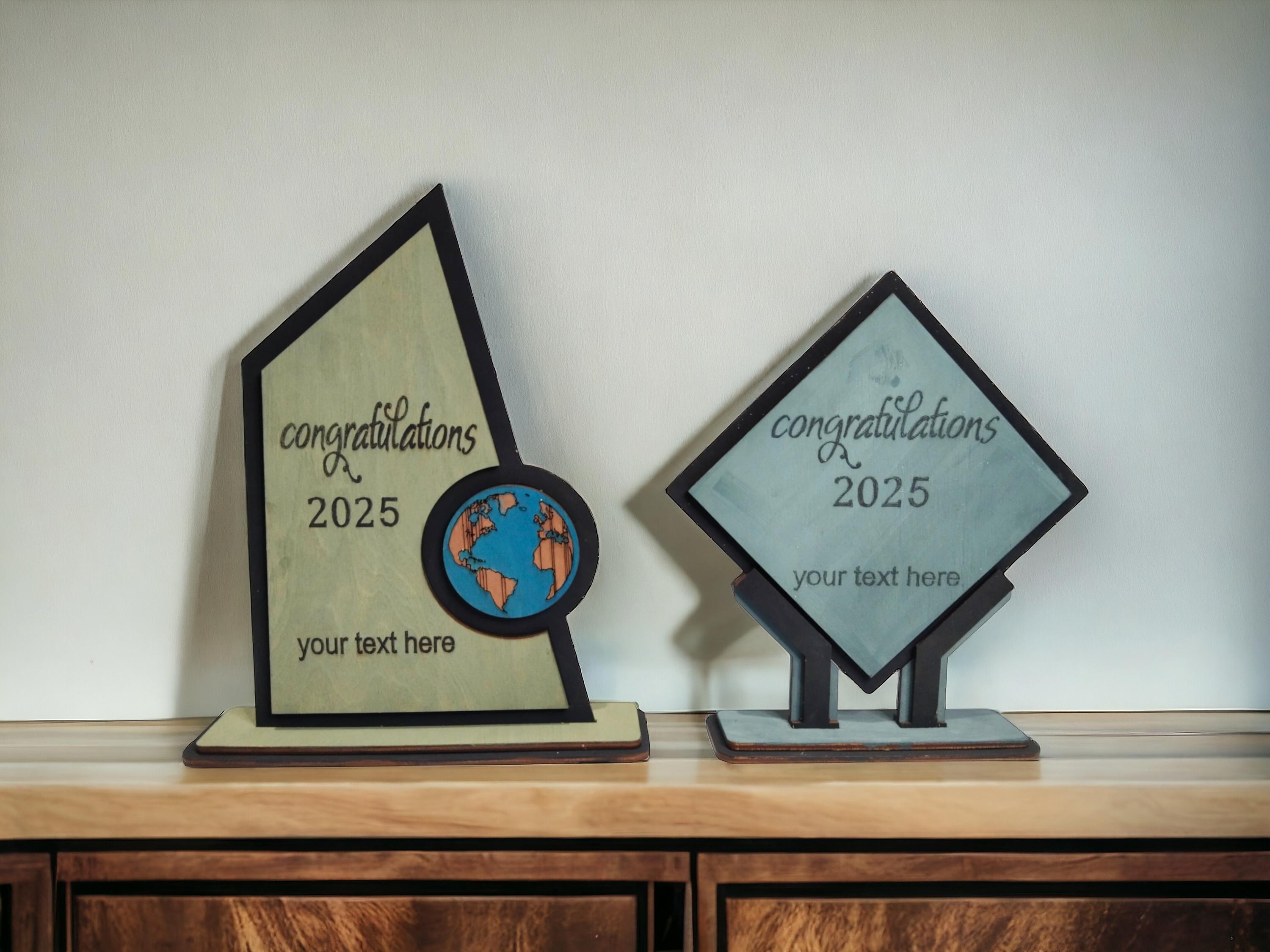 2 Award Trophy SVG Designs - Laser Cut Files for Glowforge, Cricut, CNC ...
