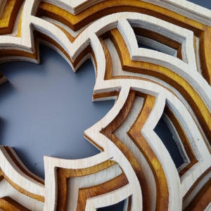 Layered Star Trivet , Glowforge Svg File , Wall Art Decor, Geometric Decor, Trivet Pattern ...