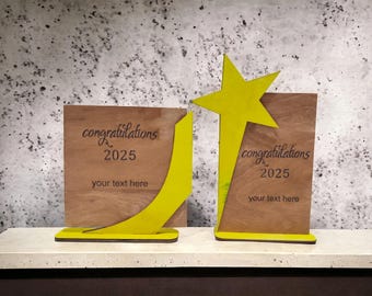 2 Different Designs Award Trophy Laser Cut Files Pack Award Trophy SVG ...