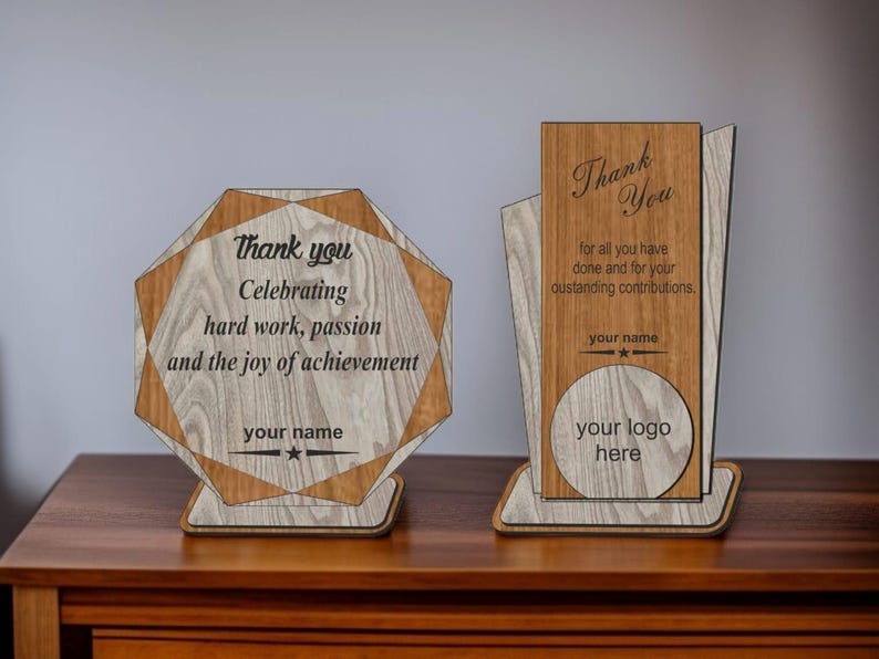 Award Trophy SVG File for Laser Cutting 2 Designs, Glowforge Svg ...