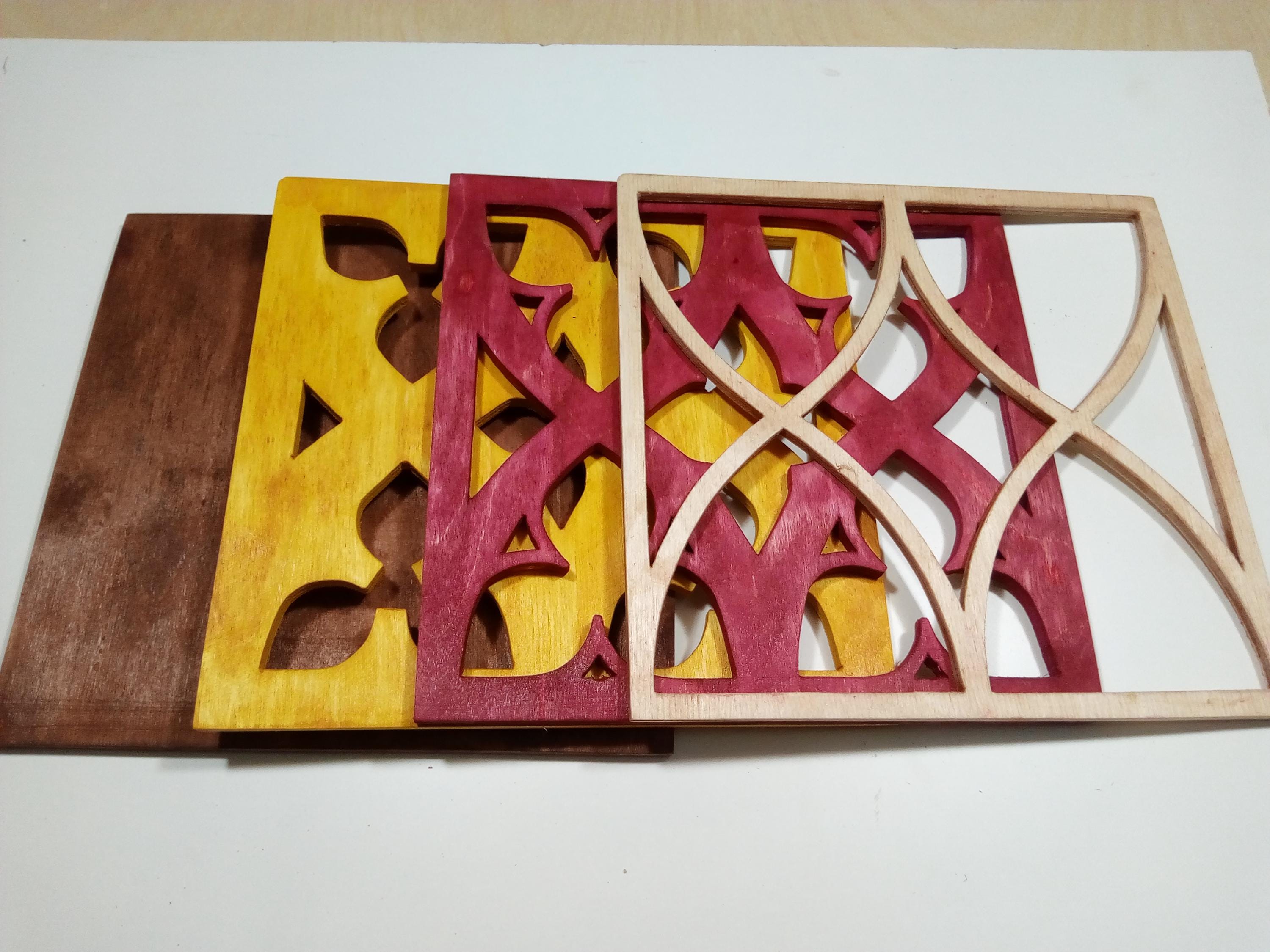 Gothic Layered Scroll Saw Pattern, Layered Mandala Laser Cut File ...