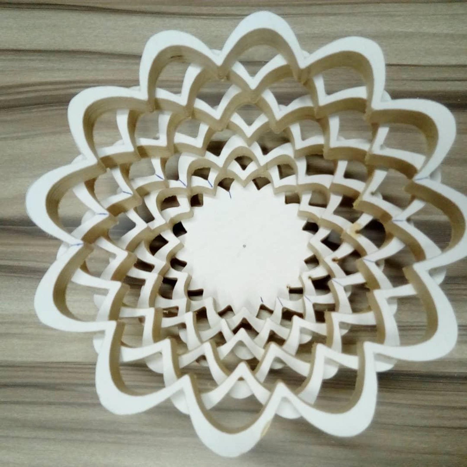 Laser Cut Bowl Vector File, Scroll Saw Pattern (svg, Dxf, Pdf, Jpeg) - Etsy