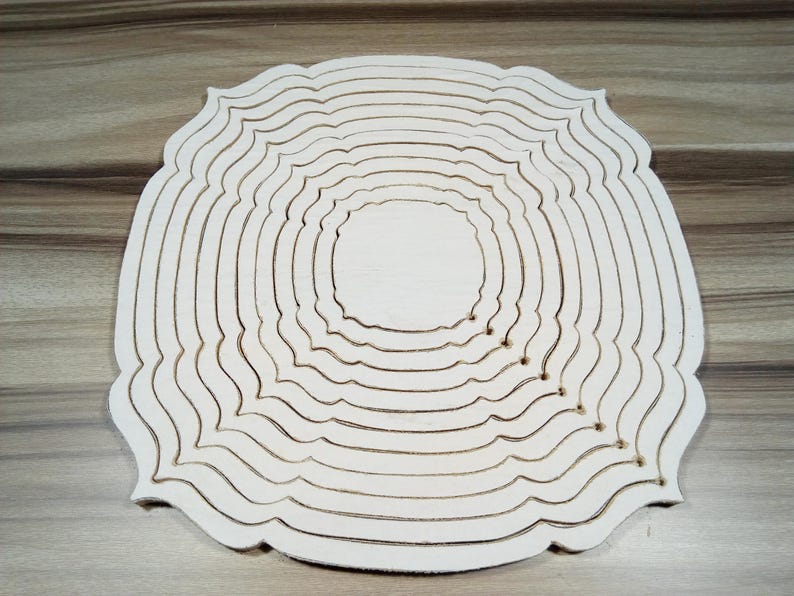 Bowl Laser Cut Vector File DXF, Basket Vector, Dish for Fruit Vector ...