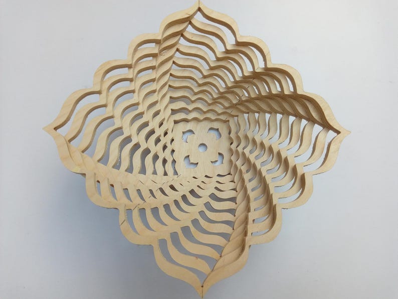 Bowl Laser Cut Vector File DXF, Basket Vector, Dish for Fruit Vector ...