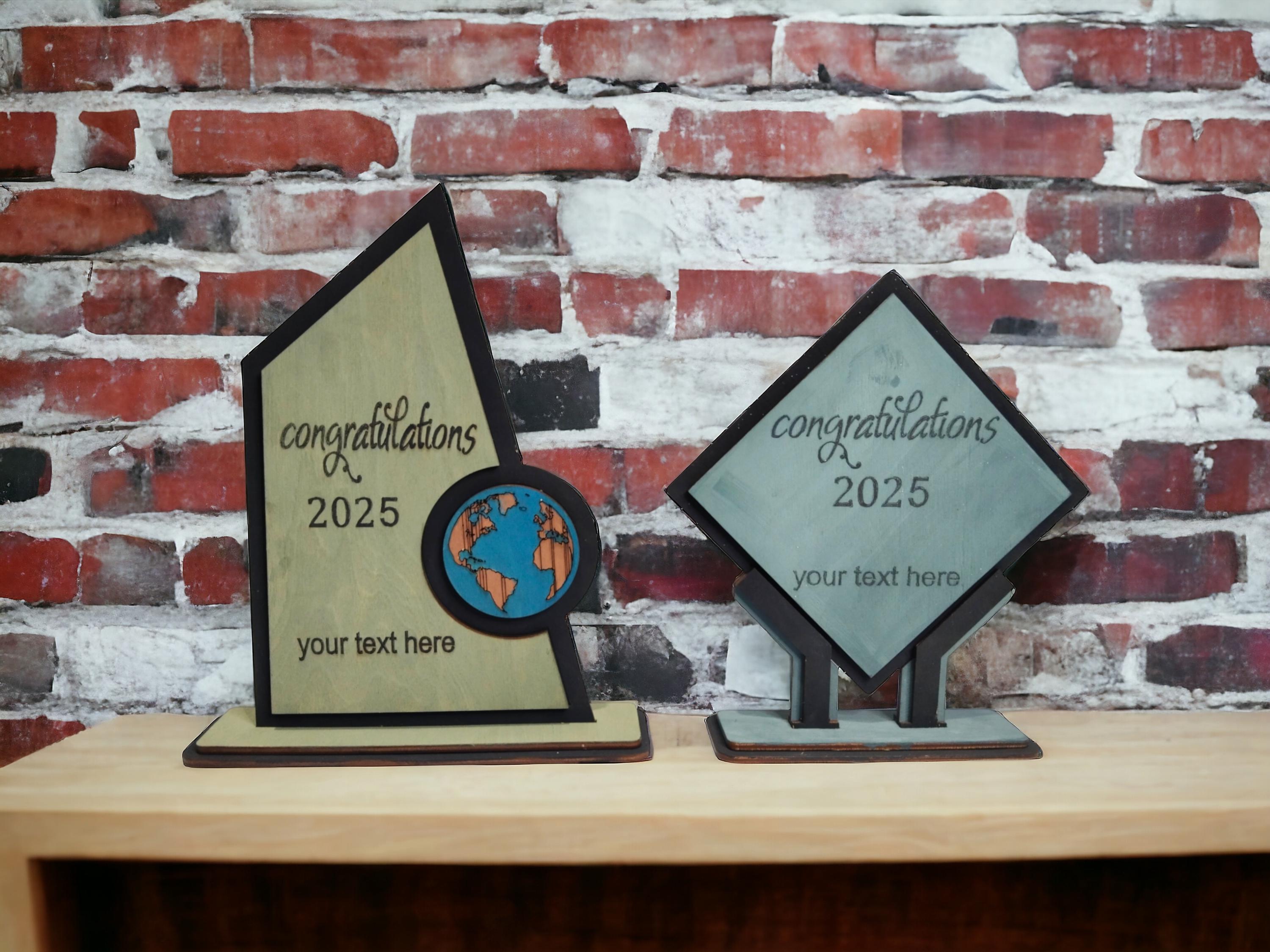 2 Award Trophy SVG Designs - Laser Cut Files for Glowforge, Cricut, CNC ...