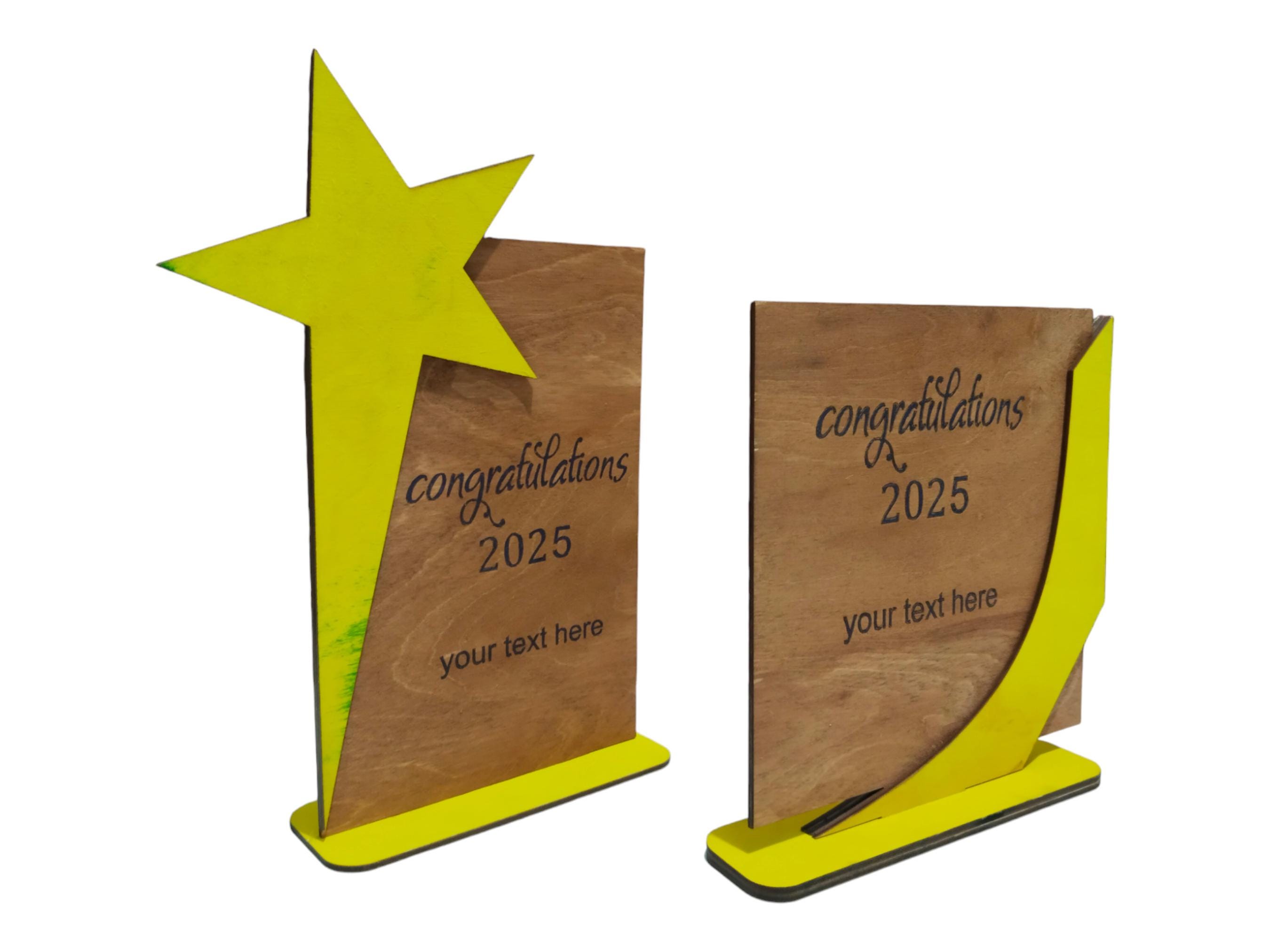 2 Different Designs Award Trophy Laser Cut Files Pack | Award Trophy ...