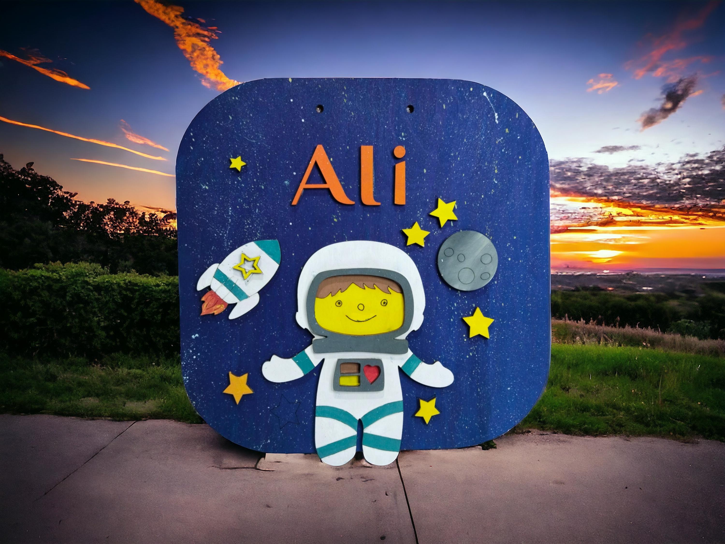 Children's Room Sign Laser Cut File, Personalized Baby Sign, Custom ...