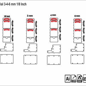 DIY Drawer Organizer SVG - Laser Cut File for Crafting & Storage ...