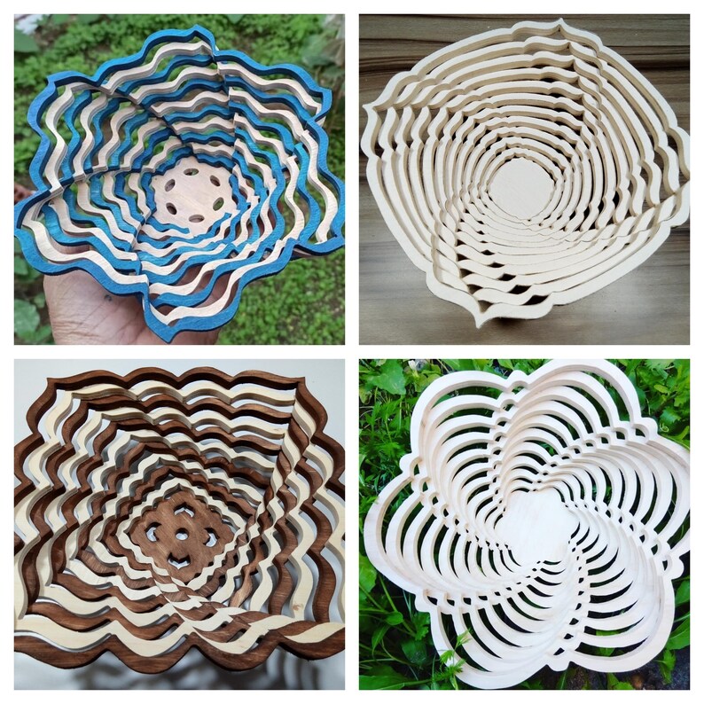11 Bowl Patterns for Bowl Laser Cutting and Bowl Scroll Saw Cutting ...
