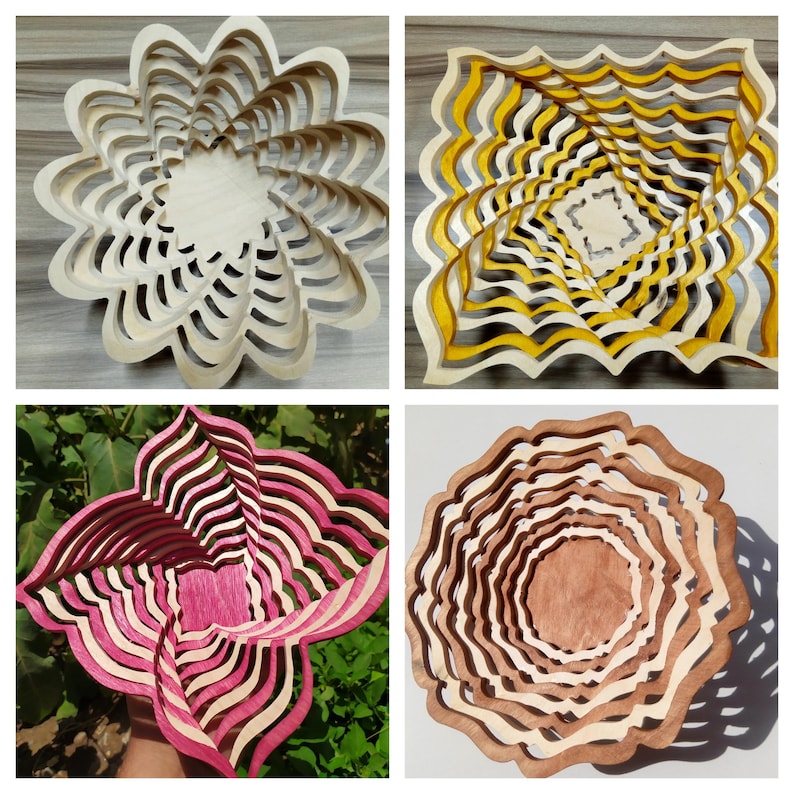 11 Bowl Patterns for Bowl Laser Cutting and Bowl Scroll Saw Cutting ...