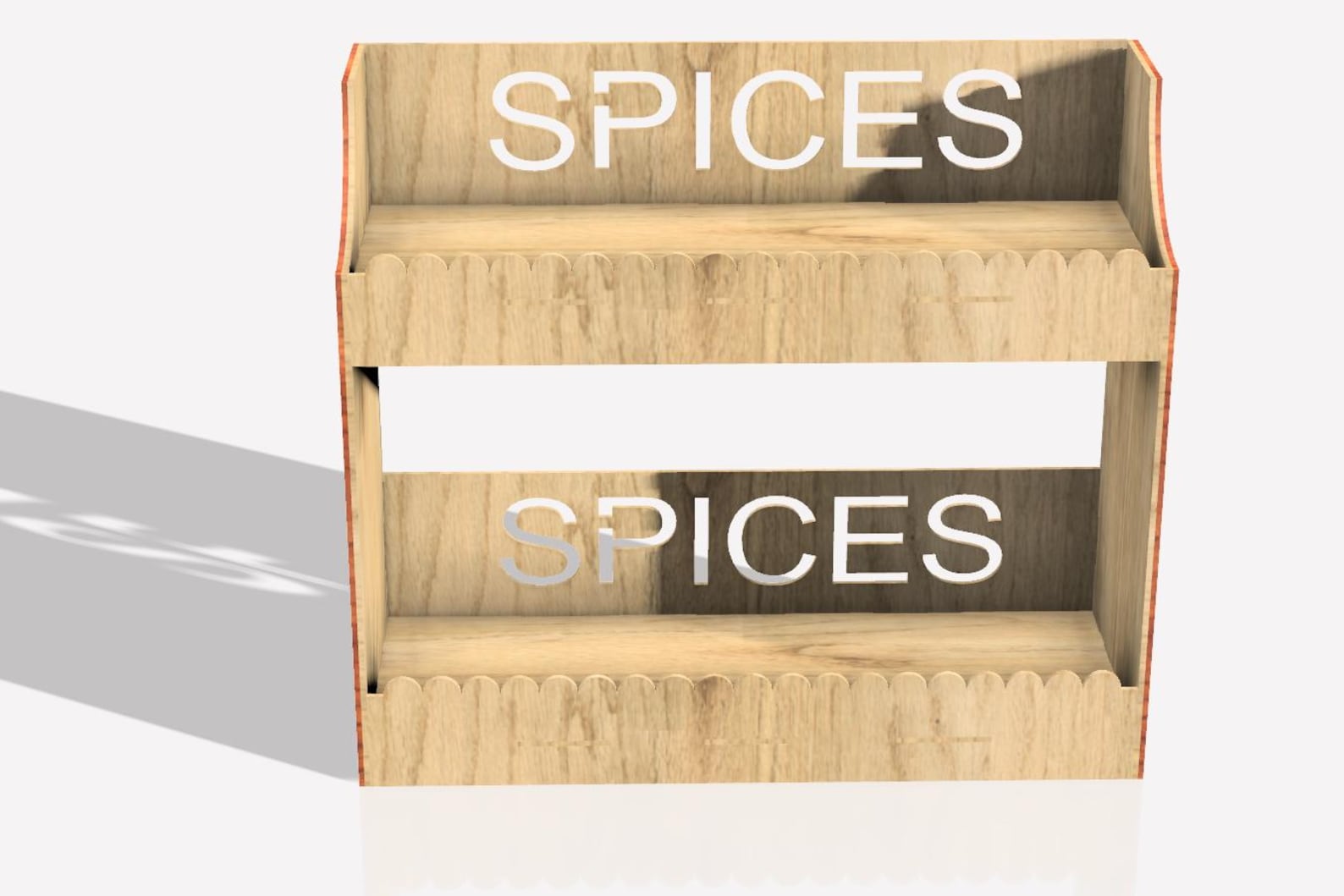 Spices Rack SVG File(3 , 4)mm Material- Laser Cutting Template for Wood ...
