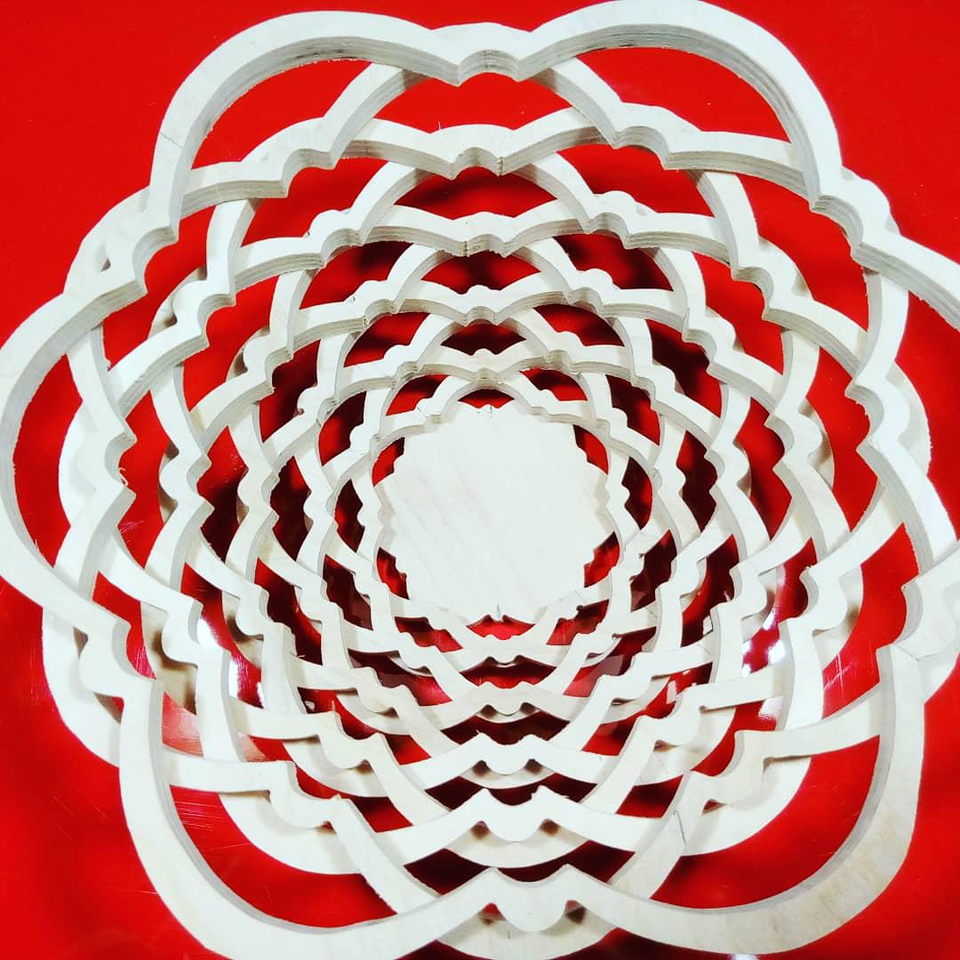 Bowl Laser Cut Vector File DXF, Basket Vector, Dish for Fruit Vector ...