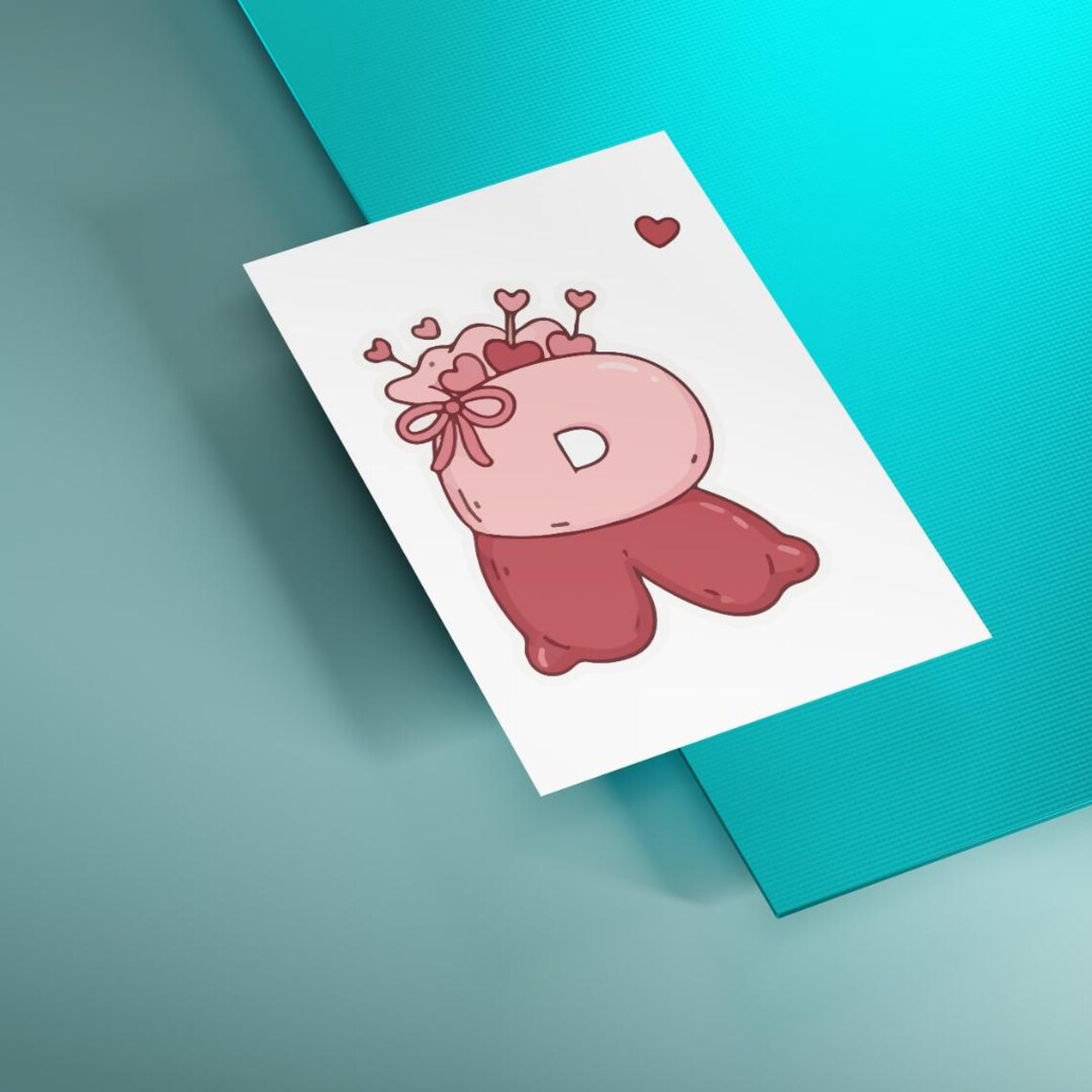 Sweetheart Doodle Alphabet Clipart: Pink & Red Love Letters (digital ...