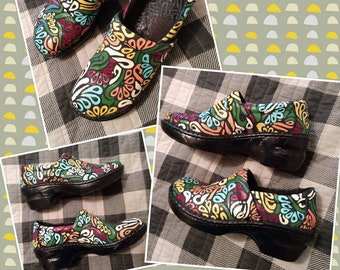Womens Hand Painted Clogs - Etsy