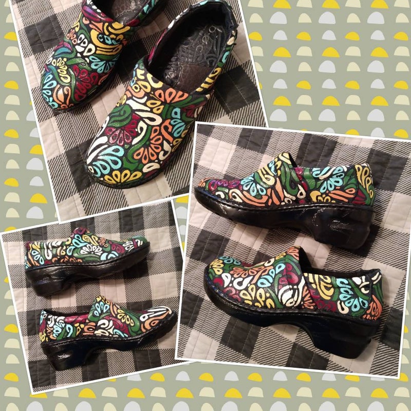 Hand Painted Clogs - Etsy
