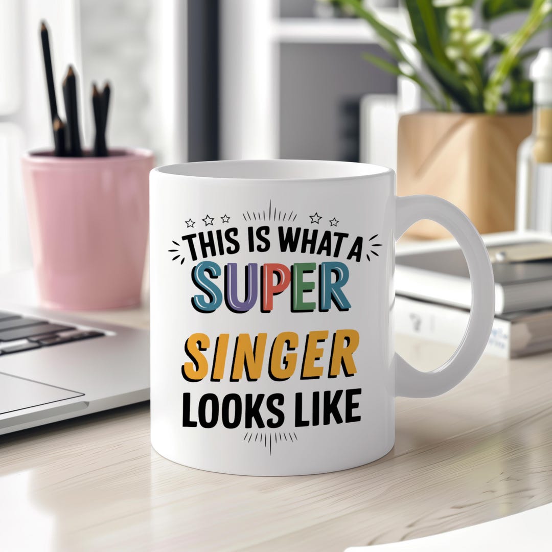 Gift for Singer, Funny Work Office Mug, Colleague Coworker Gift, Work ...