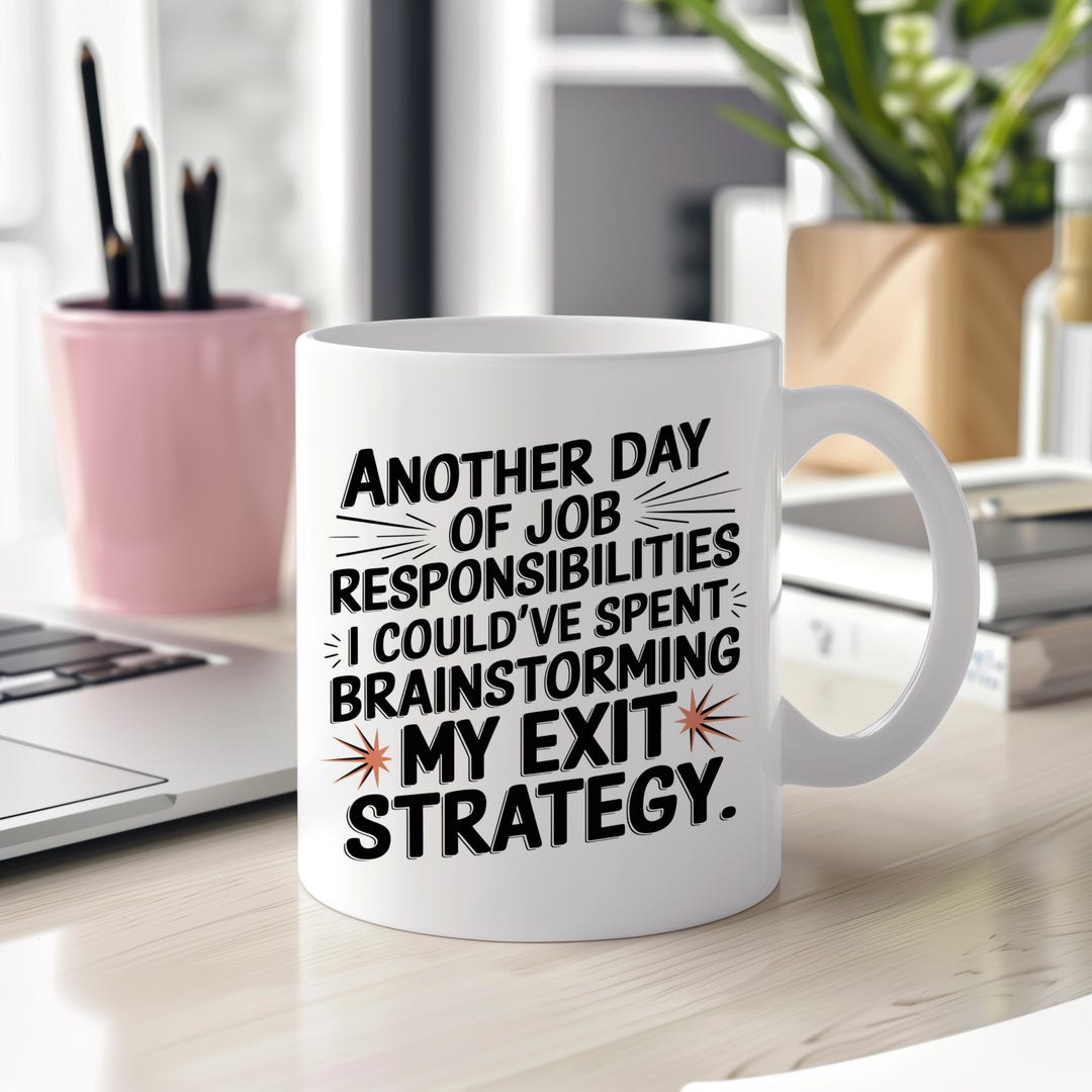 Funny Work Mug, Office & Corporate Funny Mug, Colleague, Coworker Gift ...