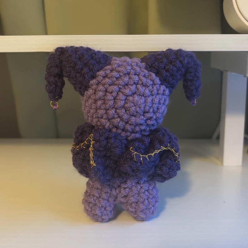 Crochet Pattern – Mini Whimsical Jester/clown Plushie – PDF Amigurumi ...