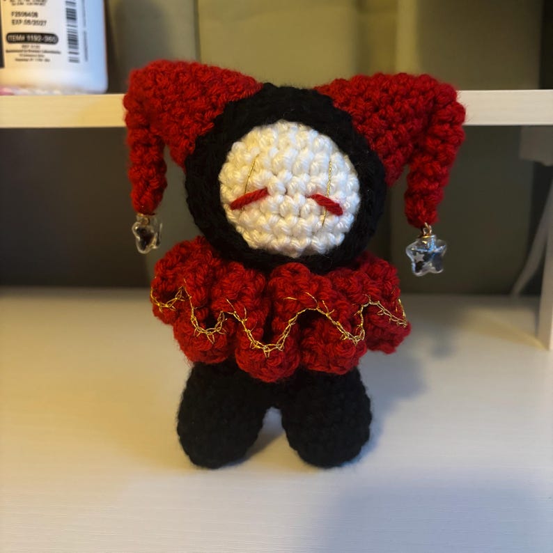 Crochet Pattern – Whimsical Jester/clown Plushie – PDF Amigurumi ...