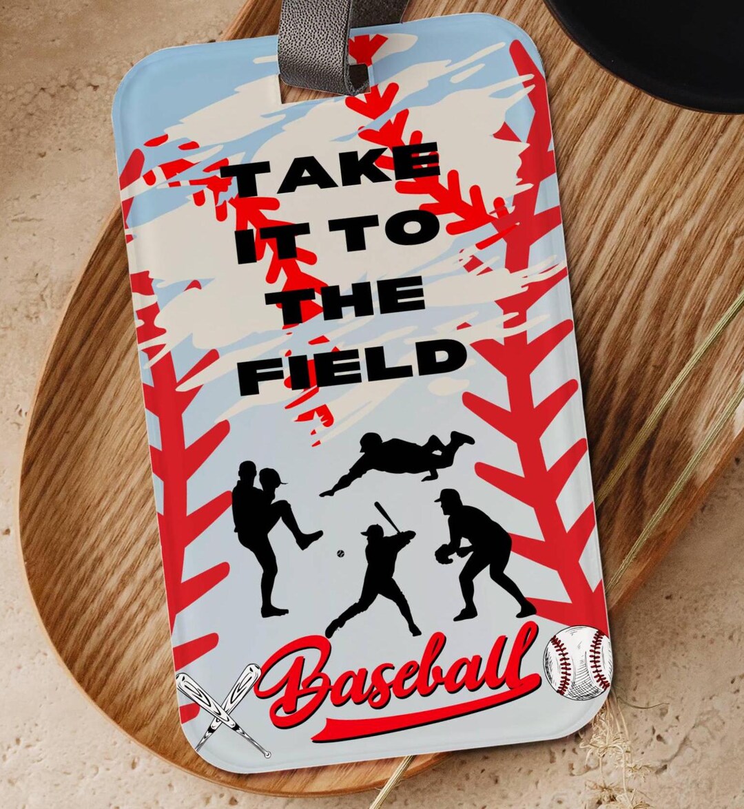 Baseball Bag Tag Team Luggage Take It to the Field Sports Identifier ...