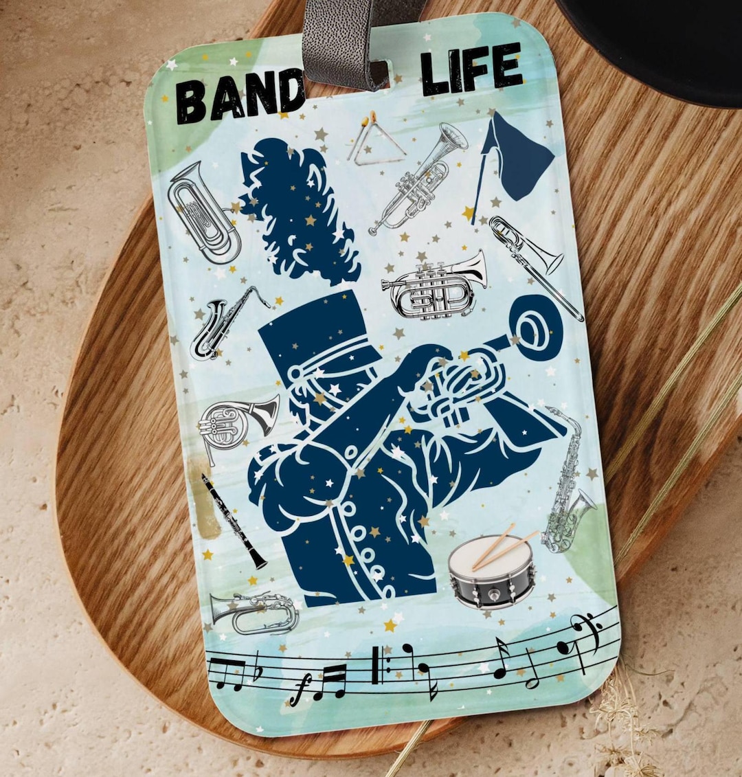 Marching Band Brass Instruments Trumpet Trombone Drummer Backpack ...