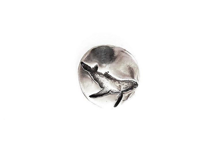 Sterling Whale Tie Tack, Humpback Whale Lapel Pin, Under 15, SCUBA ...
