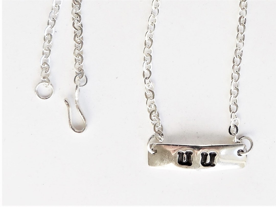 Sterling UU Necklace, Unitarian Jewelry, Universal Pendant,coming of ...