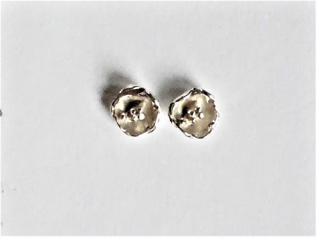 Sterling Buttercup Blossom Post, Botanical Replica Jewelry, 8 Mm Floral ...