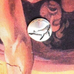 Sterling Whale Tie Tack, Humpback Whale Lapel Pin, Under 15, SCUBA ...
