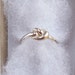 Sterling Love Knot Ring, Slender Ring, Understated Ring, Sweetheart ...