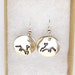 Sterling Puma Petroglyph Earrings Cat Rock Art Jewelry - Etsy