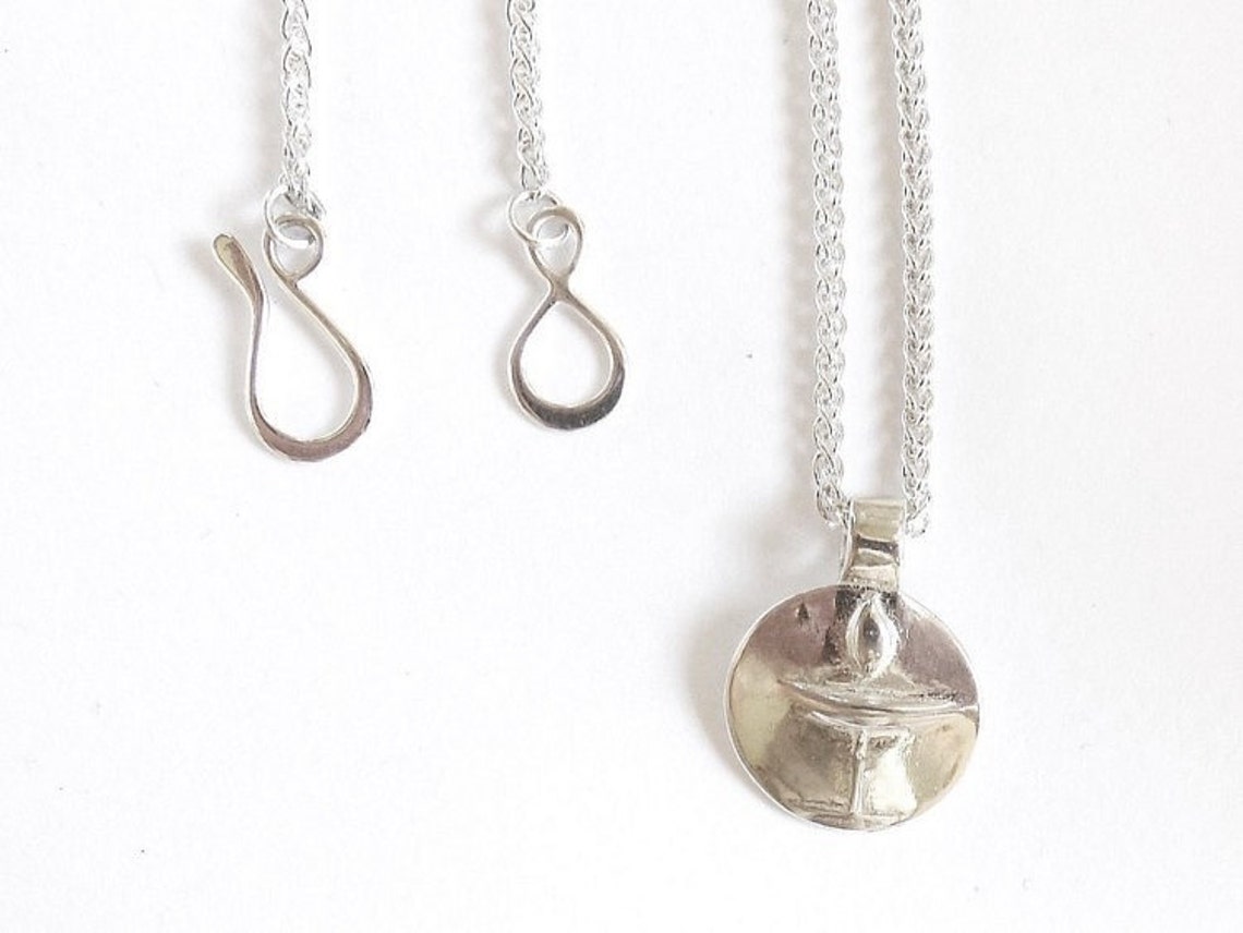 Sterling UU Necklace, Unitarian Jewelry, Chalice Accessory, Flaming ...