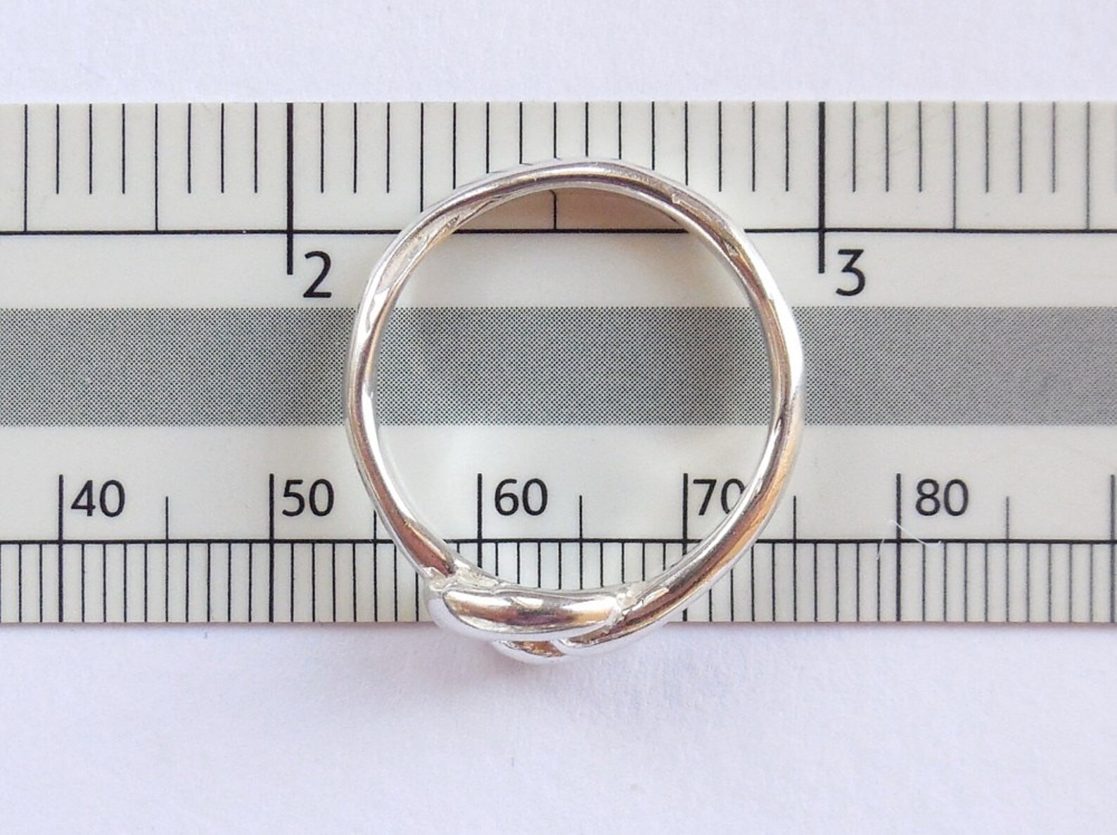 Sterling Love Knot Ring Slender Ring Understated Ring - Etsy
