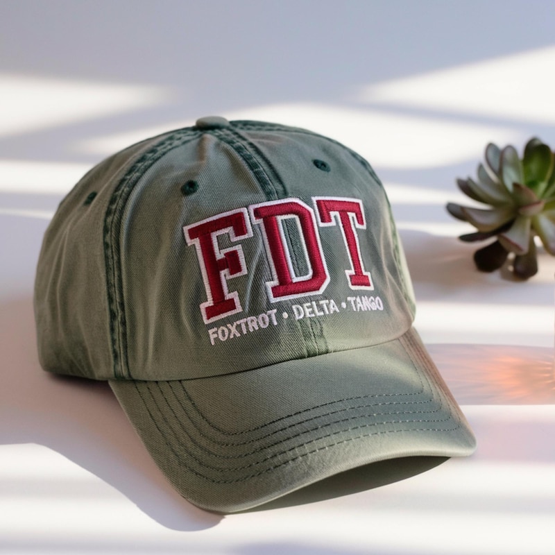 Embroidered Fdt Cap - Etsy