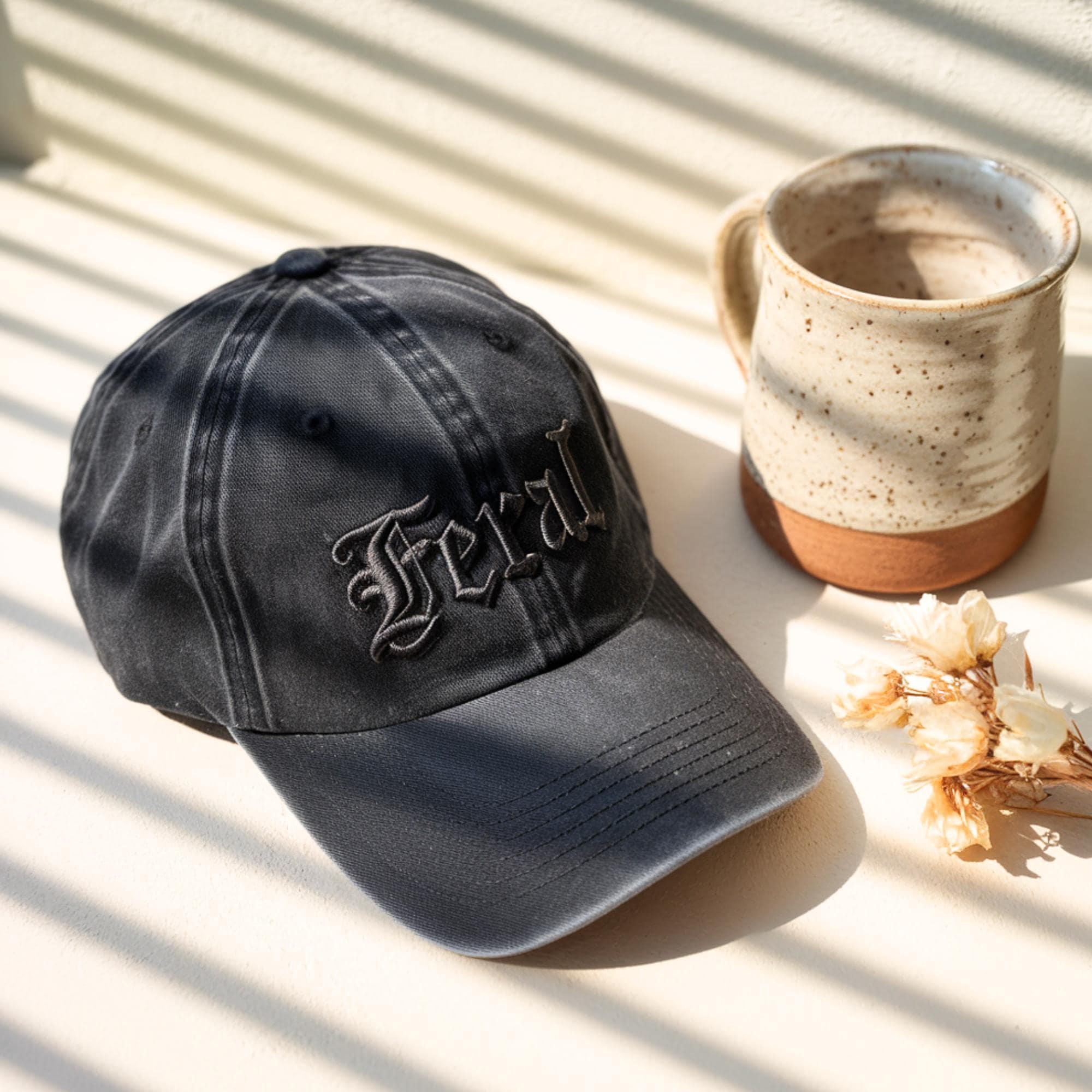 Feral Embroidered Vintage Baseball Cap – 3D Puff Design - Etsy