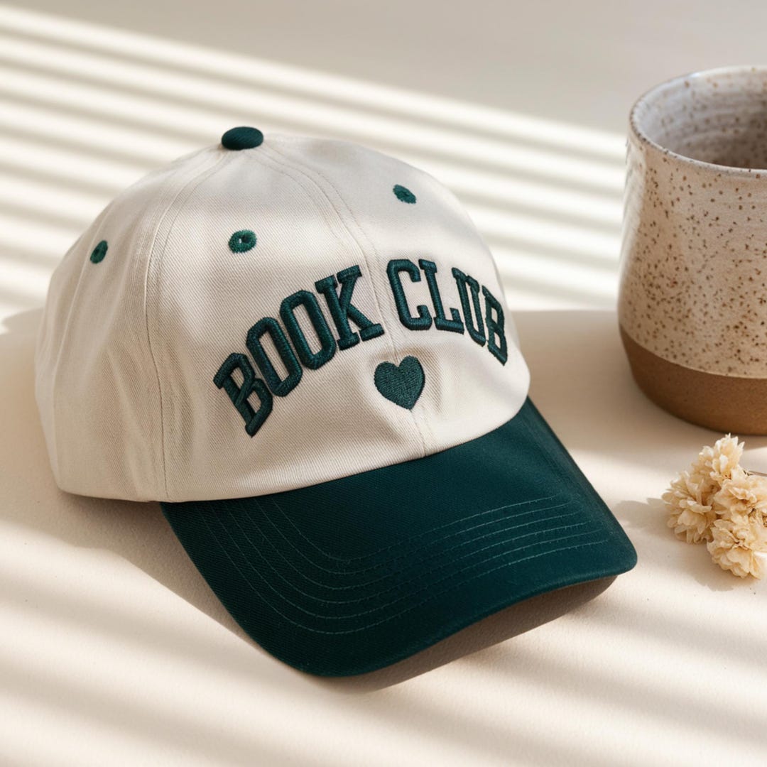 Book Club Embroidered Trucker Hat – Bookish Baseball Cap Gift - Etsy
